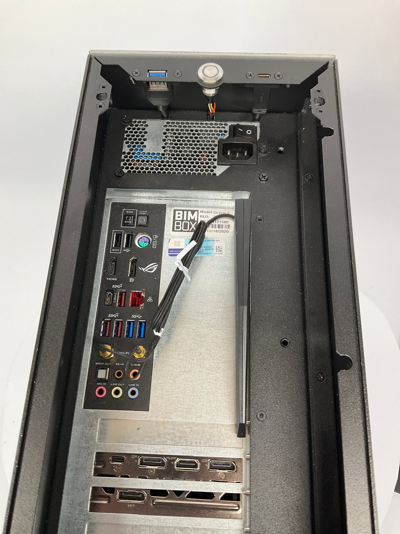 Bim Box Stryker II Gaming Core i9-9900K 1TB 64GB B Win 11 Pro RTX 2070 ...