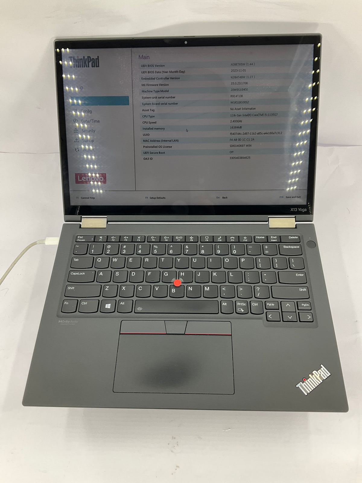 Lenovo ThinkPad X13 Yoga Gen 2 Core i5-1135G7 @ 2.40GHz 256GB 16GB ...